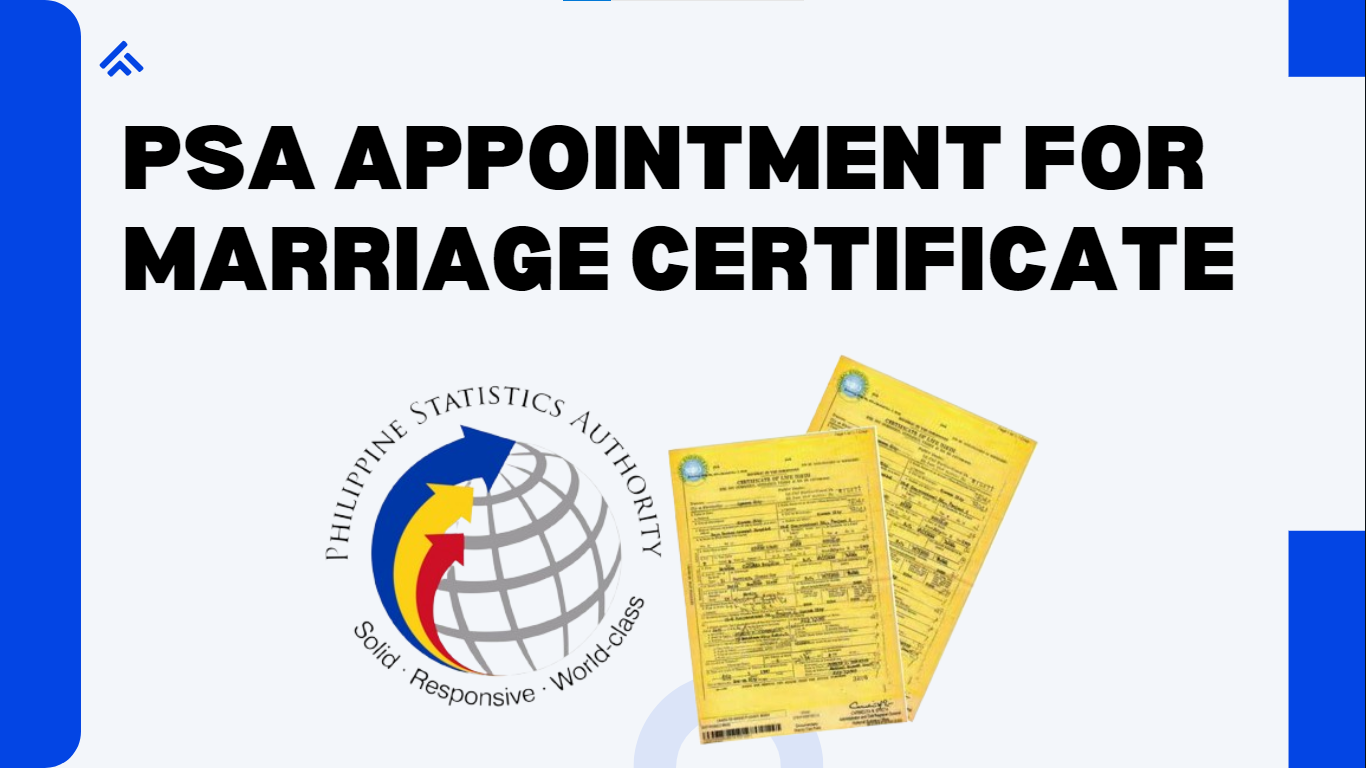 PSA online Appointment for Marriage Certificate PSA online Appointment for Marriage Certificate